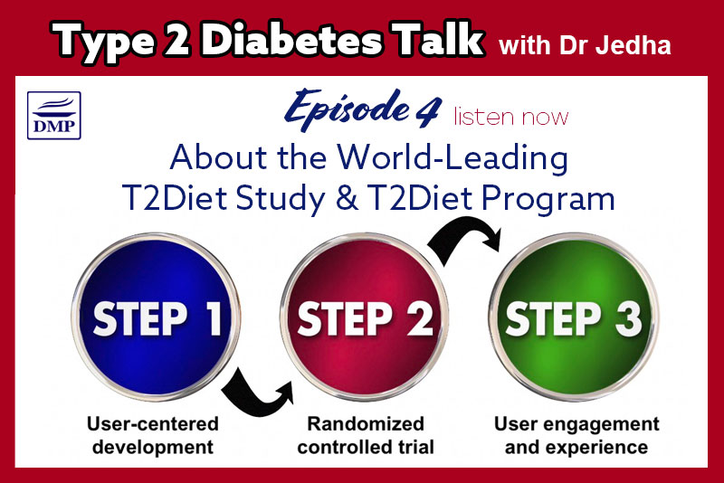 Dr Jedha’s World-Leading T2Diet Study & T2Diet Program